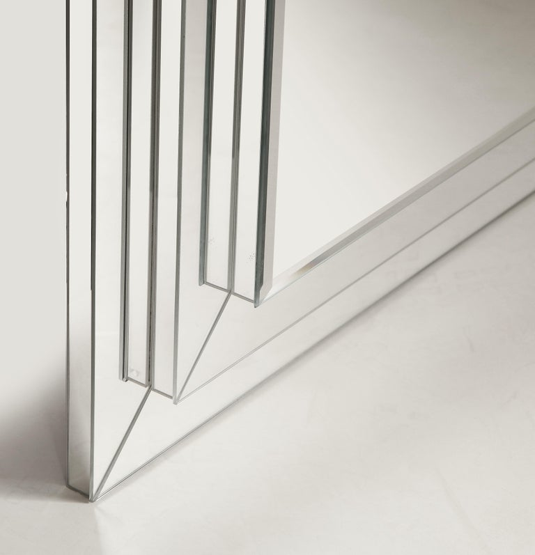 Custom Tiered Stacked Mirror For Sale at 1stDibs | stacked mirrors