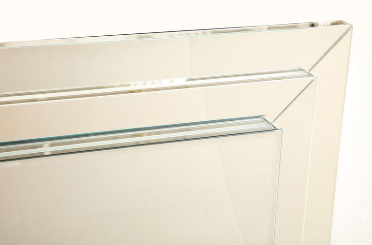 Custom Rectangle Stacked Mirror For Sale at 1stDibs