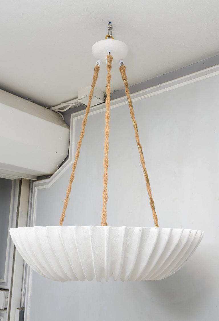 Custom Tournesol Plaster Lighting Fixture For Sale at 1stDibs
