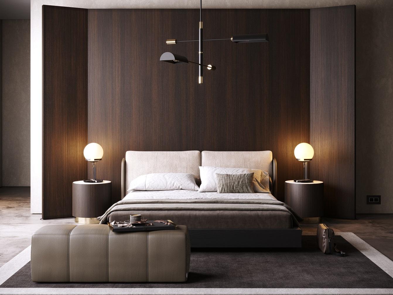 Custom Velvet Bench with Channel Stitching For Sale at 1stDibs