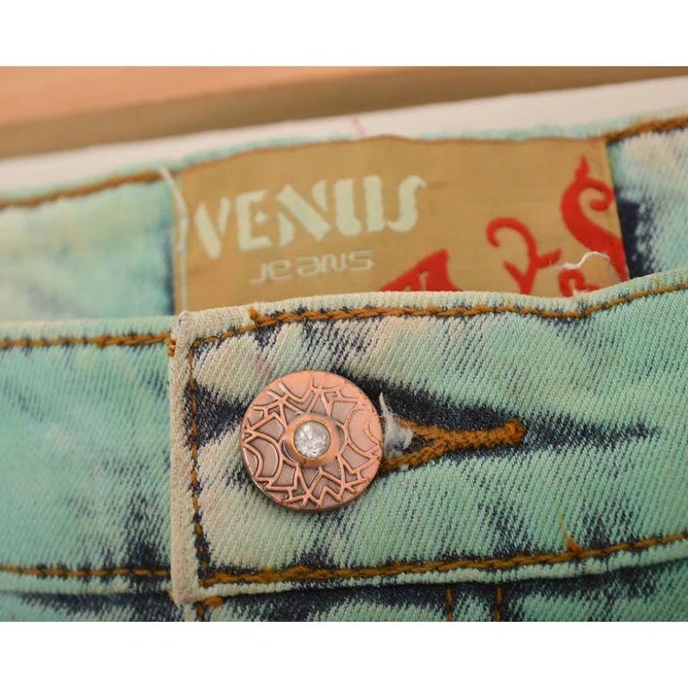 Custom Y2K Denim Couture Matching Set For Sale at 1stDibs