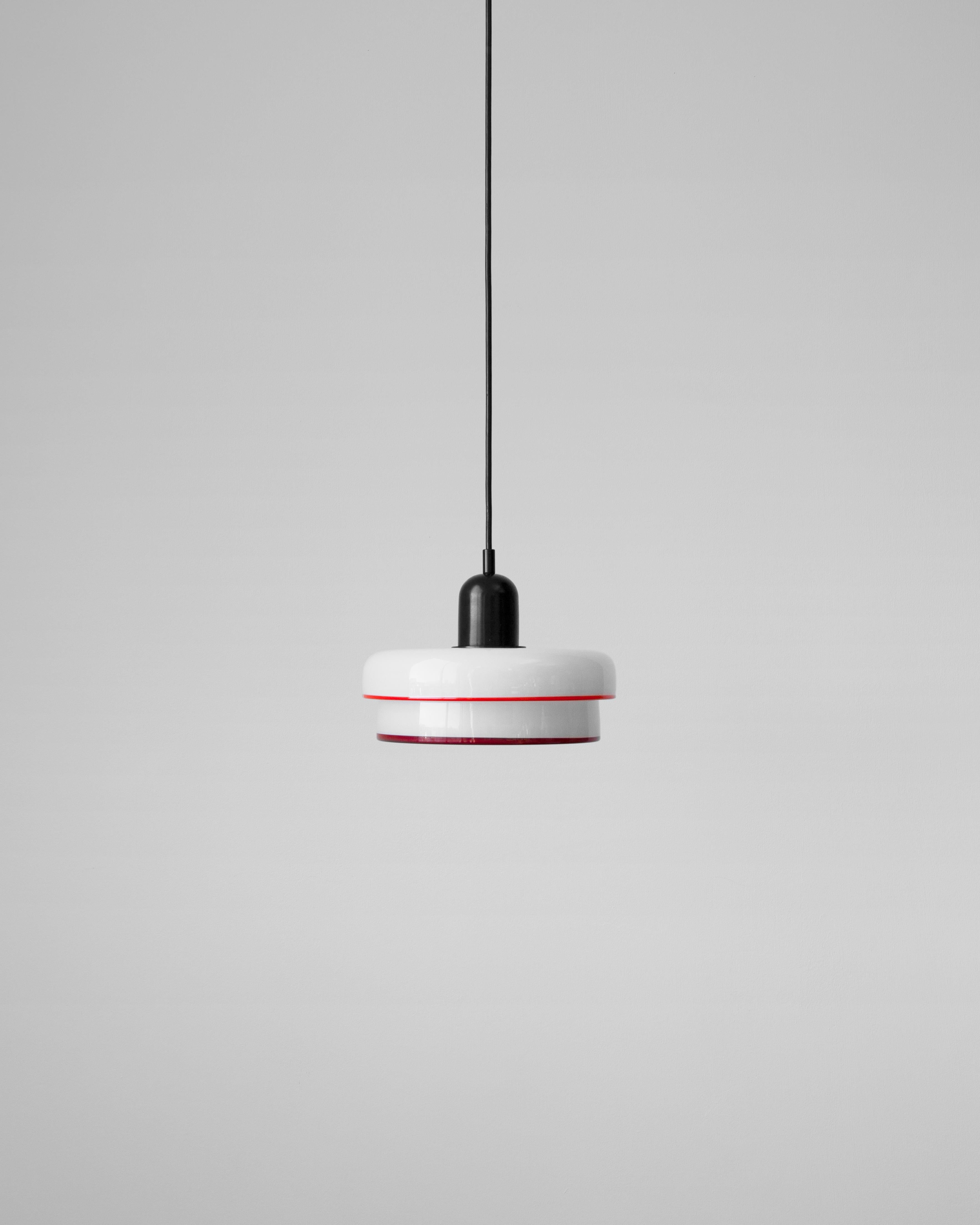 Customizable and Dimmable Glass Tiered Disc Puck Pendant by In Common ...