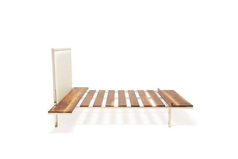 Customizable Bed Frame with Side Tables and Bench For Sale at 1stDibs ...
