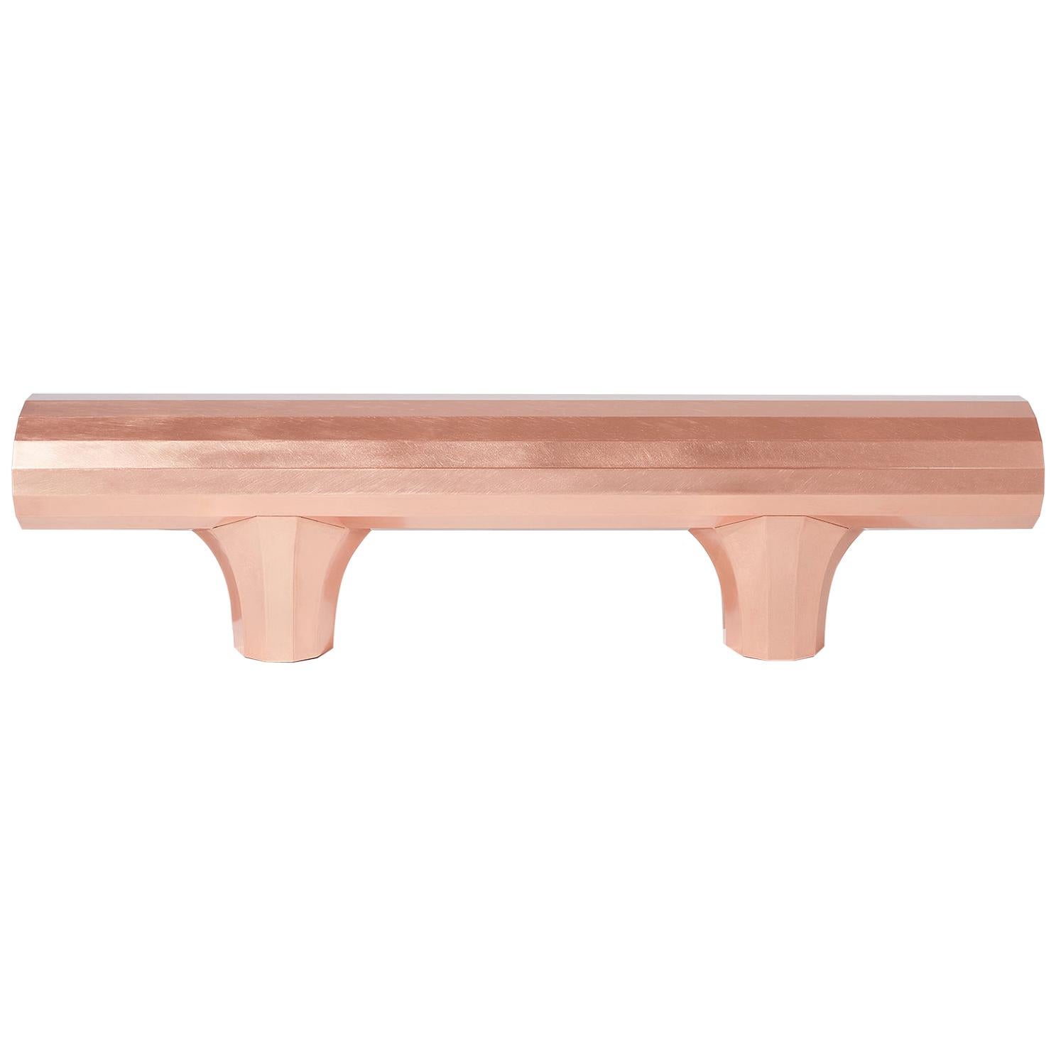 Small Bended Copper Bench by Valentin Loellmann at 1stDibs