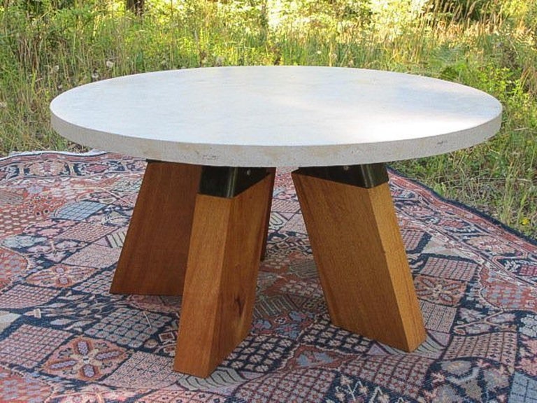 Customizable Concrete Dining or Coffee Table Tops with Botanical ...