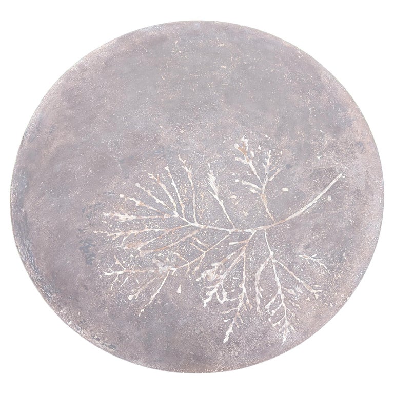 Customizable Concrete Dining or Coffee Table Tops with Botanical ...