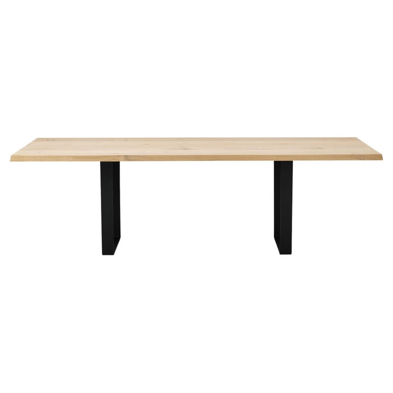 Customizable Dining Table 'LOWLIGHT' 220, Natural Oak For Sale at 1stDibs