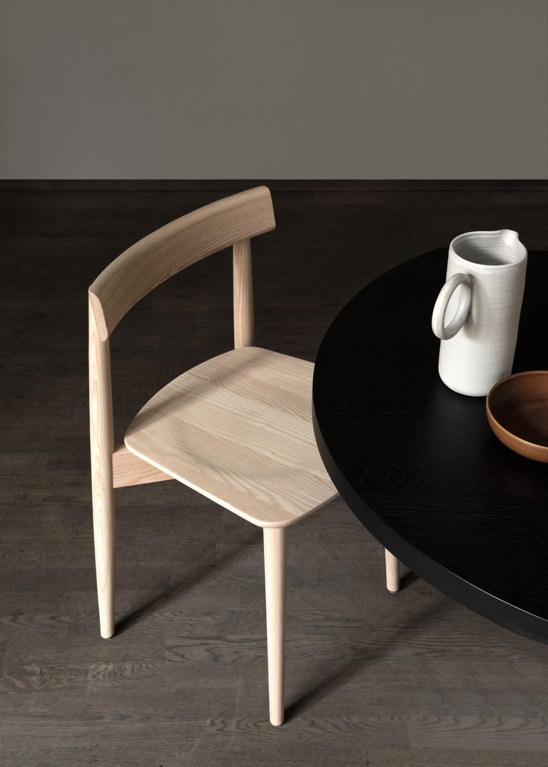 Customizable L.Ercolani Lara Black Chair Designed by Dylan Freeth in ...