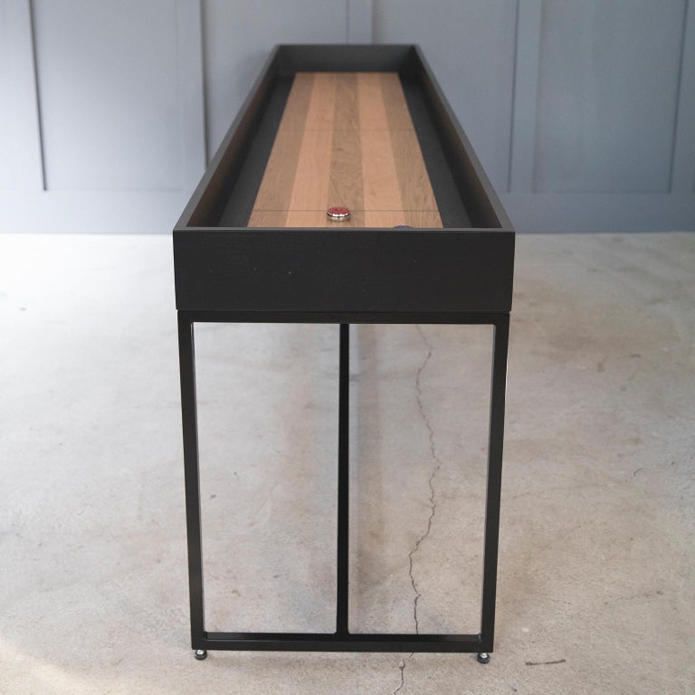 Customizable Modern "The Break" Shuffleboard Table For Sale at 1stdibs
