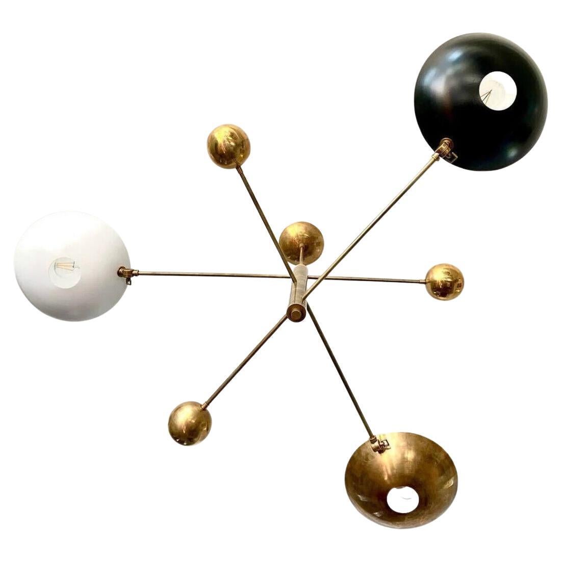 Customizable Rotating Arm Counter Balance Chandelier For Sale at 1stDibs