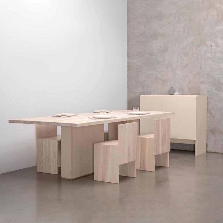 Customizable "Slab" Modern Dining Table For Sale at 1stDibs