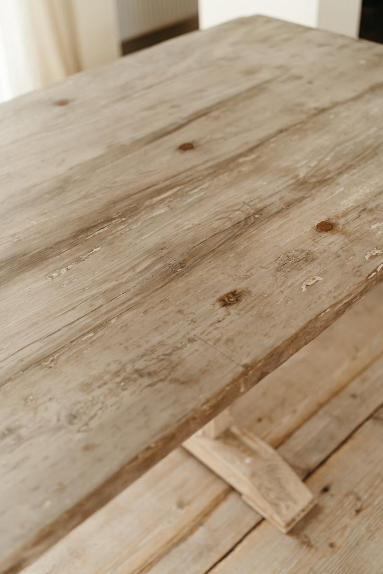 customized pine xl dining/conference table For Sale at 1stDibs