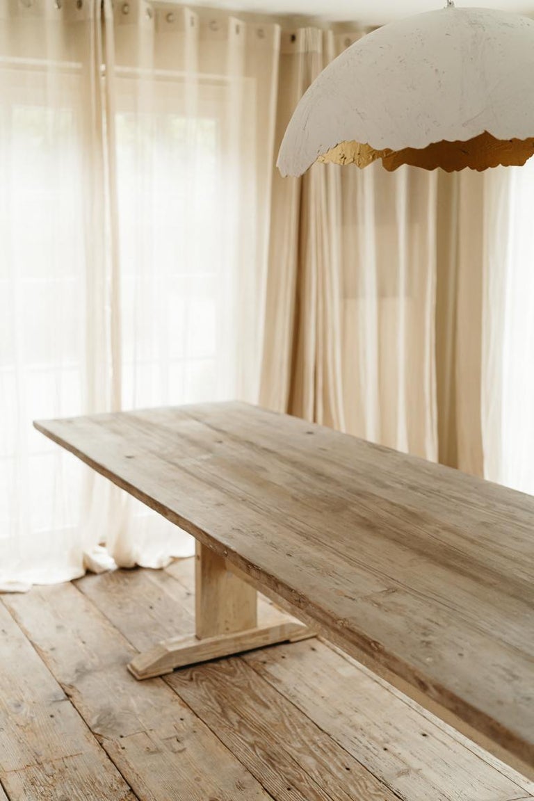 customized pine xl dining/conference table For Sale at 1stDibs