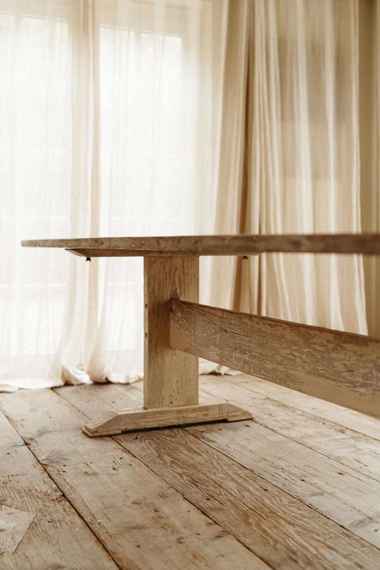 customized pine xl dining/conference table For Sale at 1stDibs