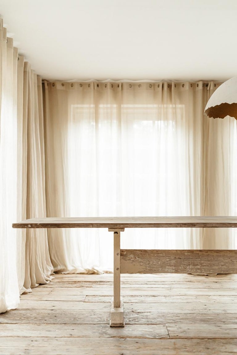 customized pine xl dining/conference table For Sale at 1stDibs