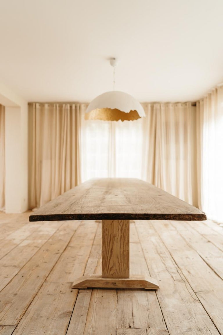 customized pine xl dining/conference table For Sale at 1stDibs