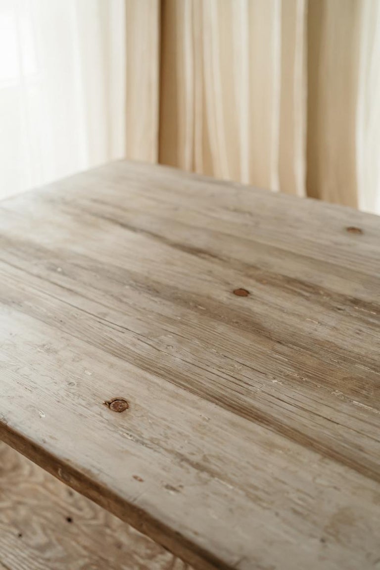 customized pine xl dining/conference table For Sale at 1stDibs