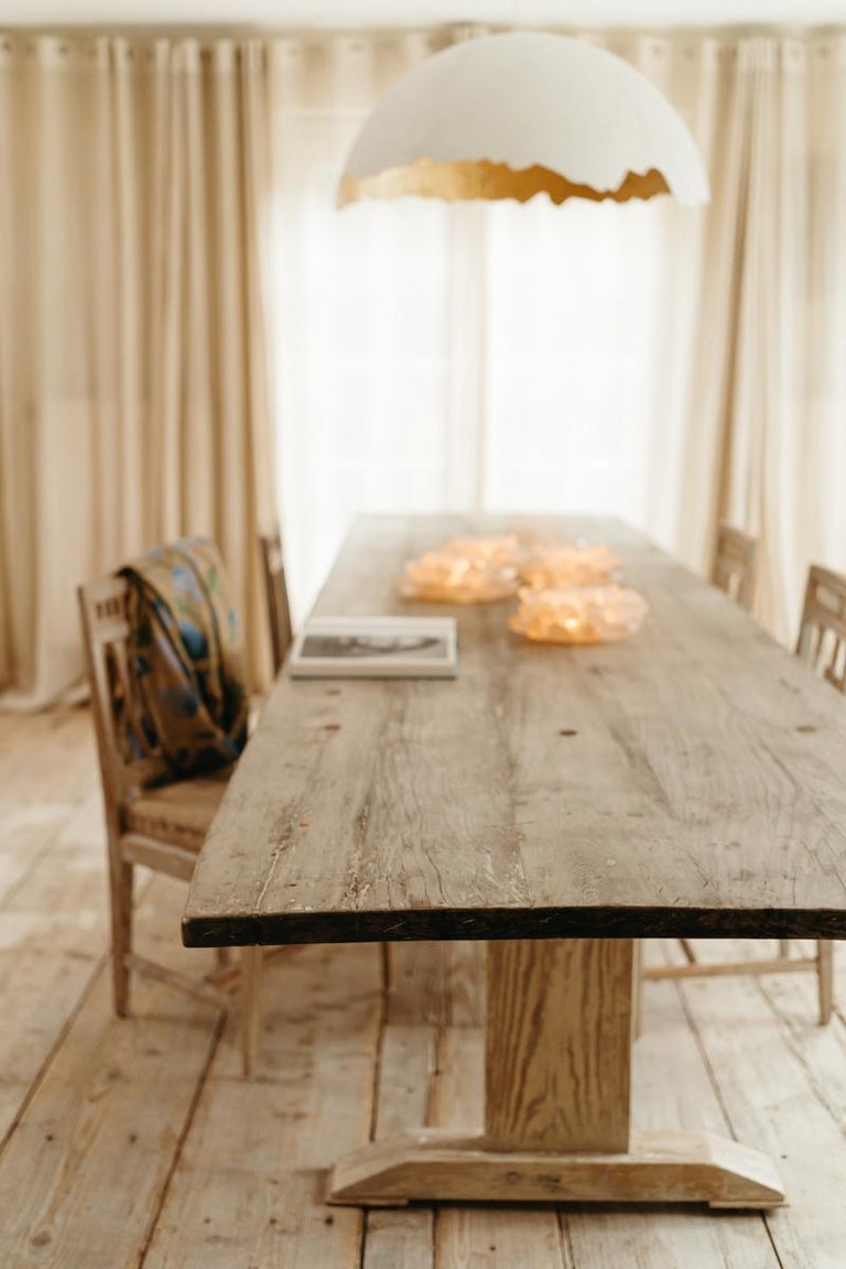 customized pine xl dining/conference table For Sale at 1stDibs