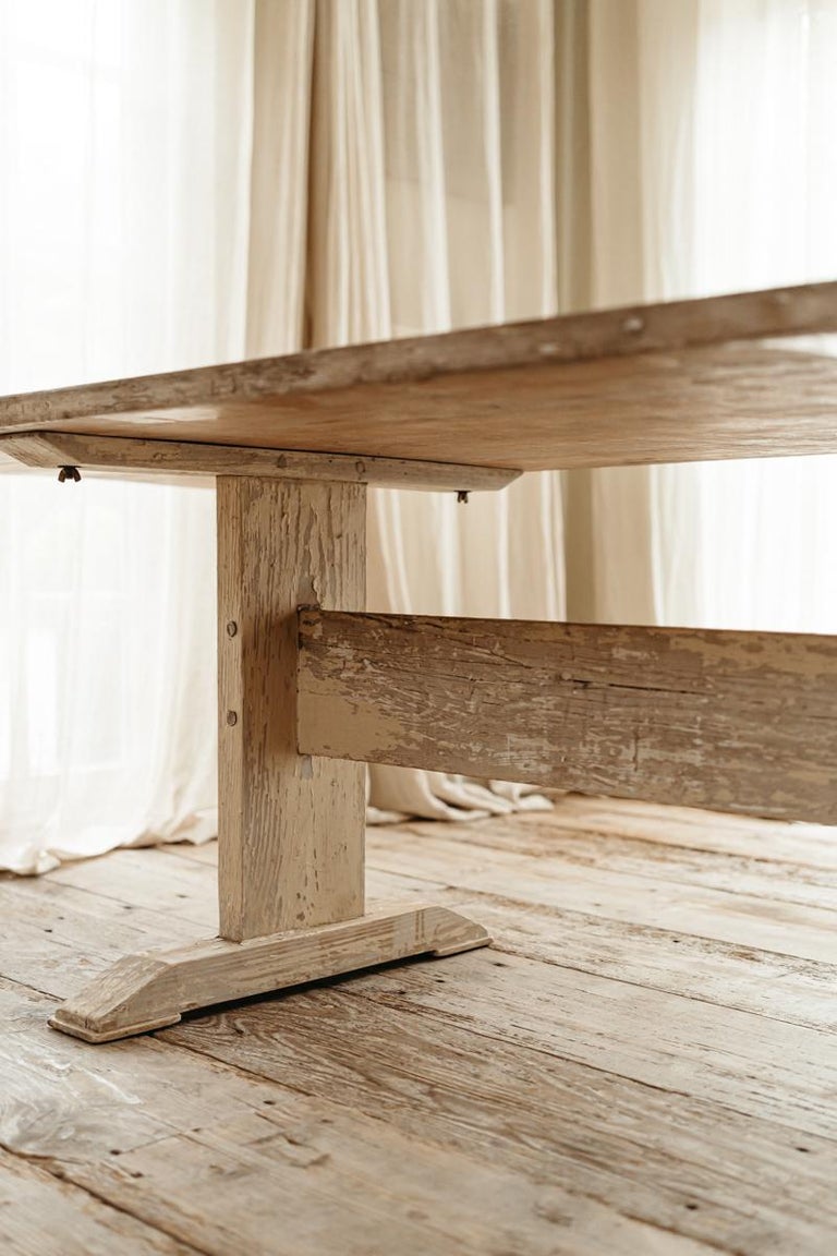 customized pine xl dining/conference table For Sale at 1stDibs