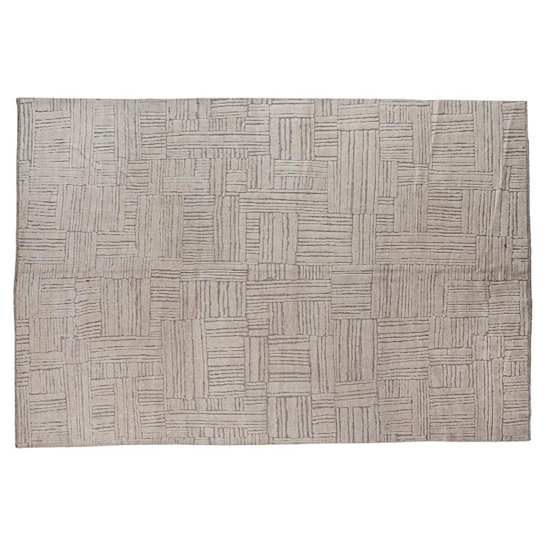 Cut and Loop Area Rug For Sale at 1stDibs
