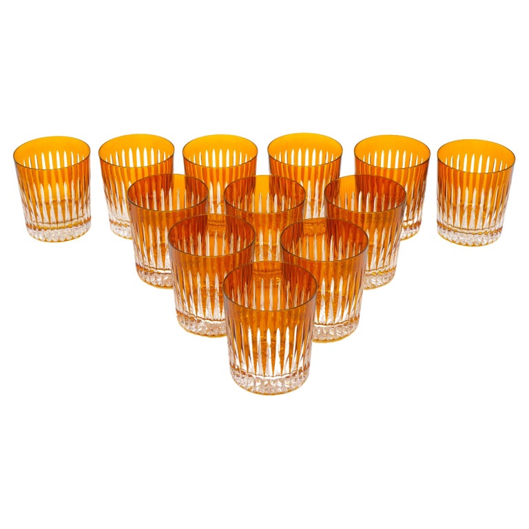 Cut Crystal Barware Tableware Service For Twelve For Sale At 1stdibs