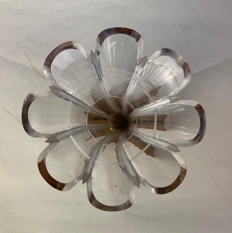 Cut Glass and Ormolu Horn Shaped Vase For Sale at 1stDibs