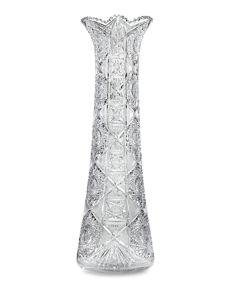 Cut Glass Monarch Vase by J. Hoare and Co. at 1stDibs | j hoare cut ...