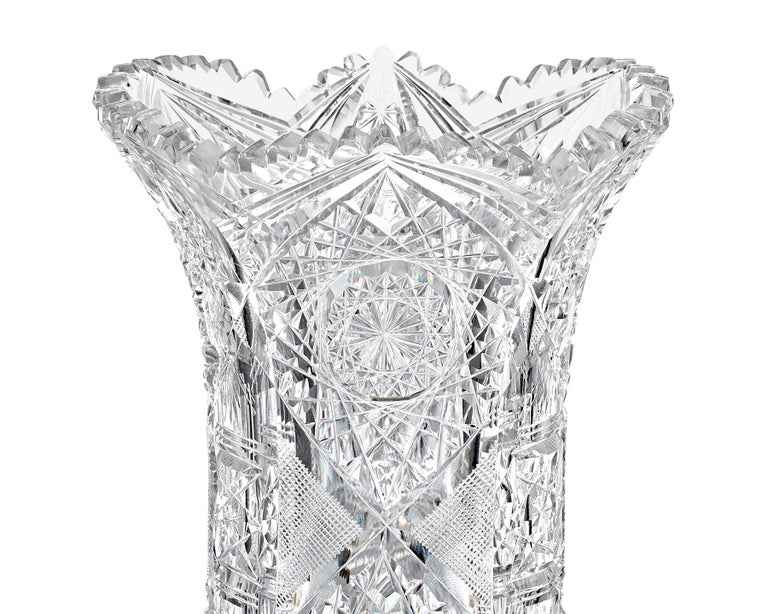 Cut Glass Monarch Vase by J. Hoare and Co. at 1stDibs | j hoare cut ...