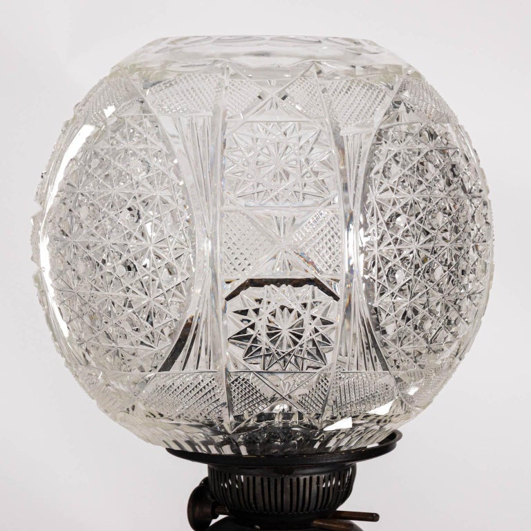 Cut Glass Rare Vintage Lamp at 1stDibs