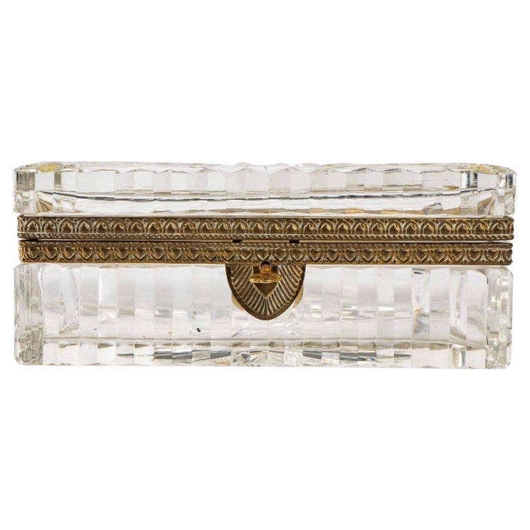 Cut Сrystal Box For Sale at 1stDibs