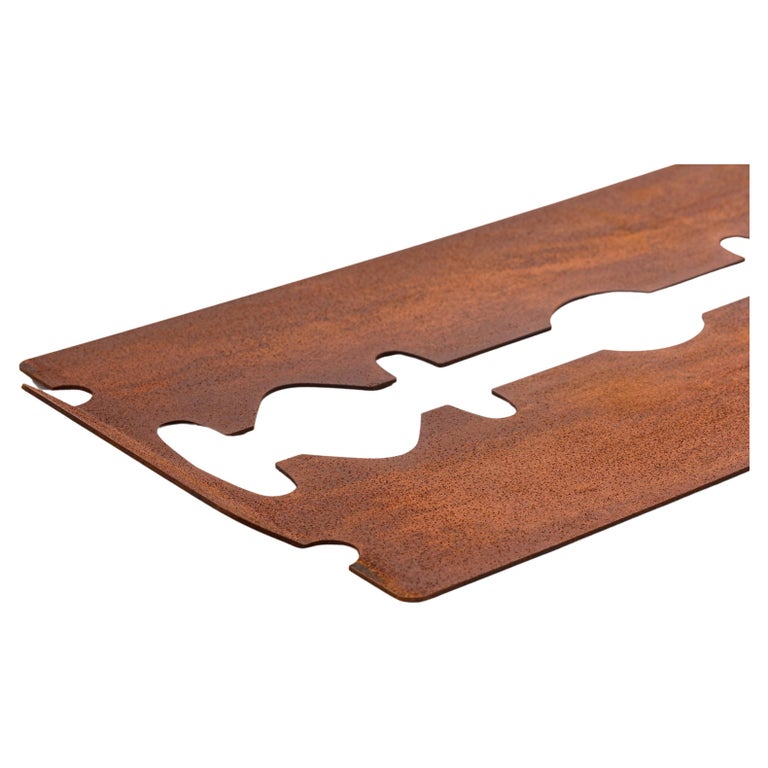 Cutting Tray Corten Steel Sheet by decarvalho atelier For Sale at 1stDibs