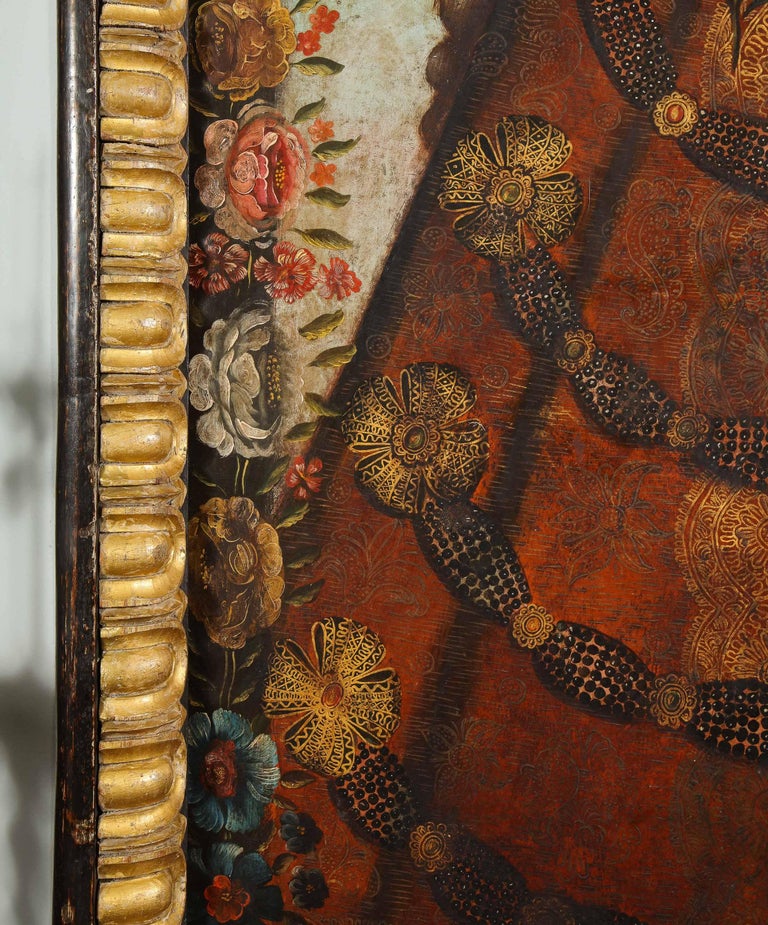 Cuzco School Painting, Virgin of Pomata at 1stDibs | cuzco school ...