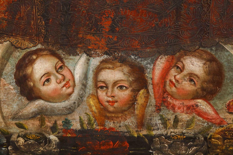 Cuzco School Painting, Virgin of Pomata at 1stDibs | cuzco school ...