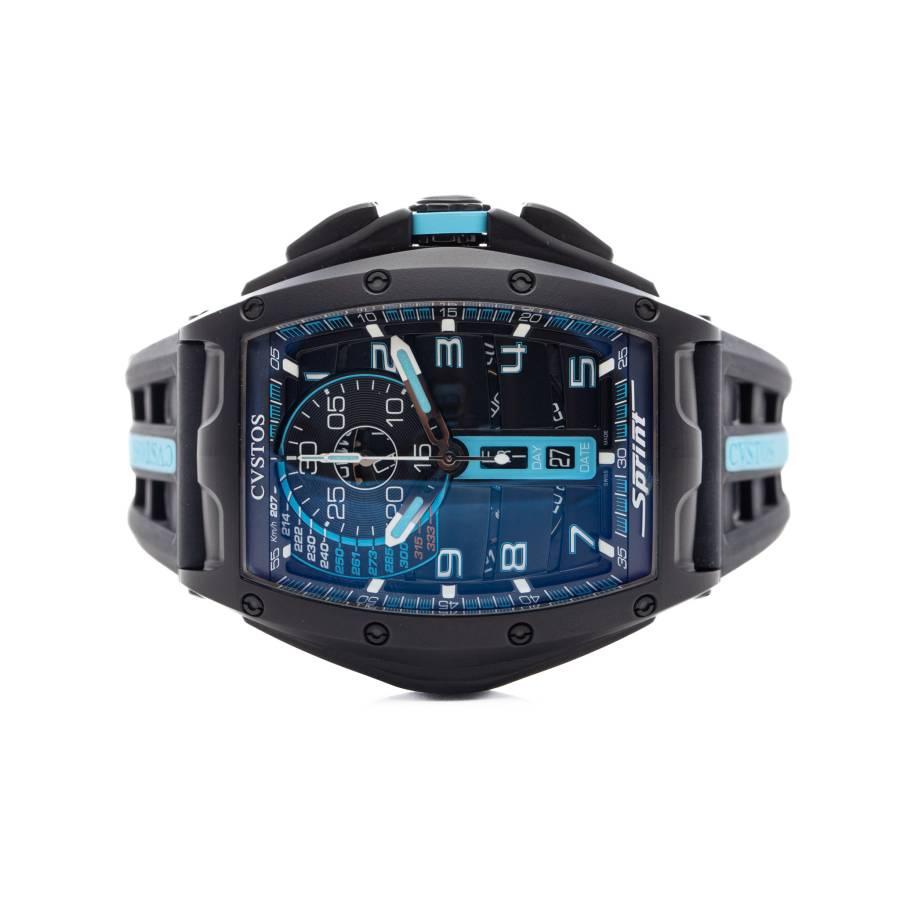 CVSTOS Challenge Chrono Sprint Titanium Blue Ref: B00107.4112002 For ...