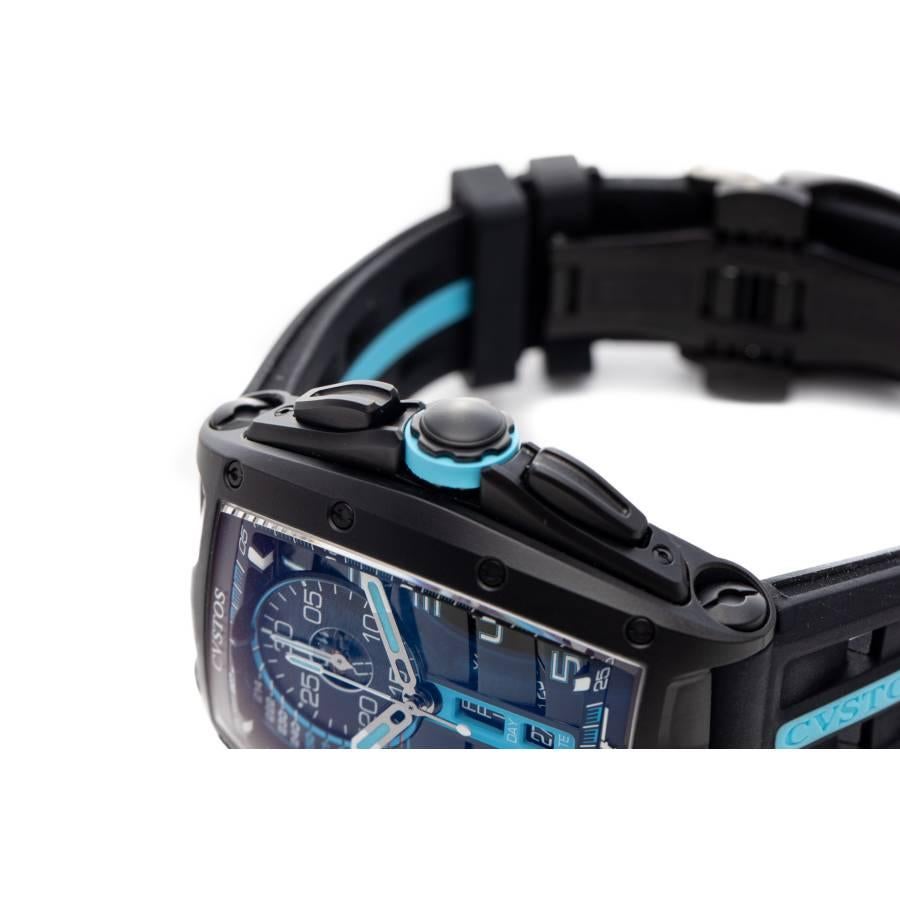 CVSTOS Challenge Chrono Sprint Titanium Blue Ref: B00107.4112002 For ...