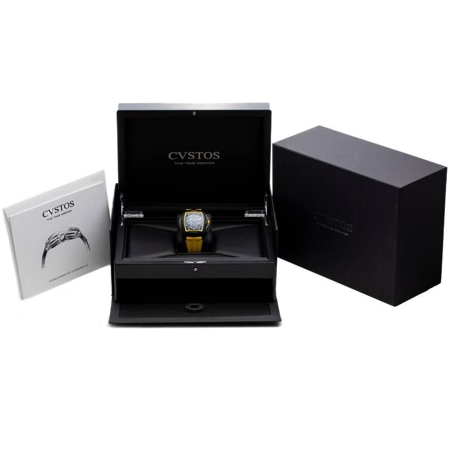 CVSTOS Challenge III Chrono Black Steel 45mm Ref: B00107.4102001 For ...