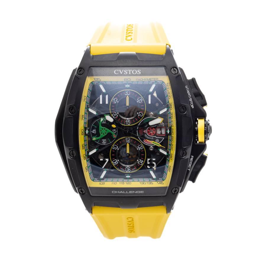 CVSTOS Challenge III Chrono Black Steel 45mm Ref: B00107.4102001 For ...