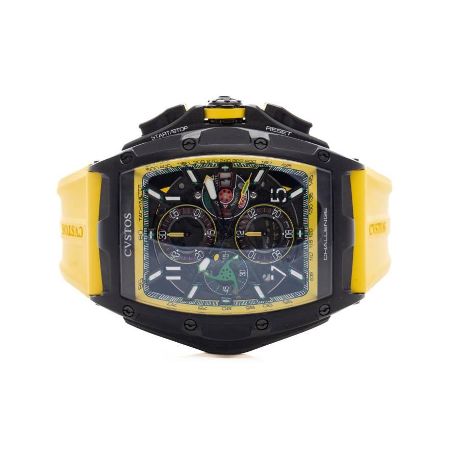 CVSTOS Challenge III Chrono Black Steel 45mm Ref: B00107.4102001 For ...