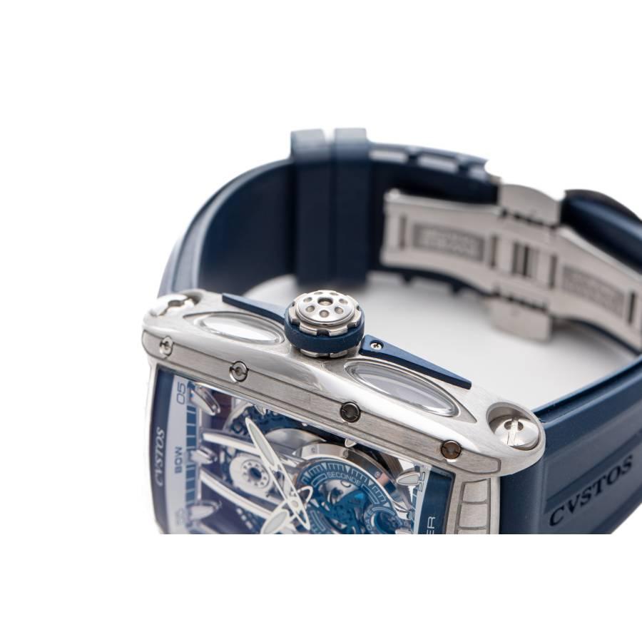 Cvstos Challenge Sealiner 41mm PS Steel Navy Blue Ti Comp Ref C00103 ...