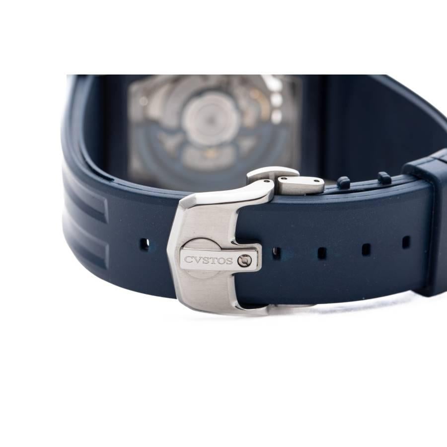 Cvstos Challenge Sealiner 41mm PS Steel Navy Blue Ti Comp Ref C00103 ...
