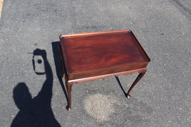 CW 8 Colonial Williamsburg Kittinger Mahogany Tea Table Circa 1950 at ...