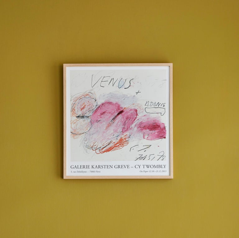 Cy Twombly Galerie Karsten Greve Exhibition Poster, France, 2013 For ...