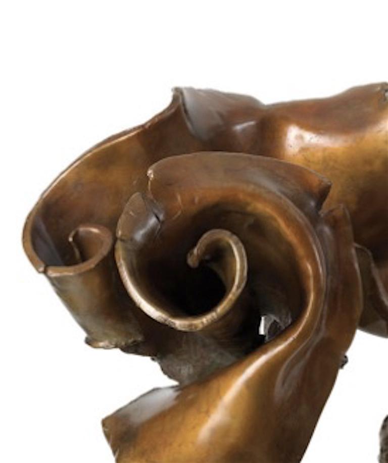 Tristan Govignon "Cyclone" Abstract Bronze Sculpture For Sale at 1stDibs