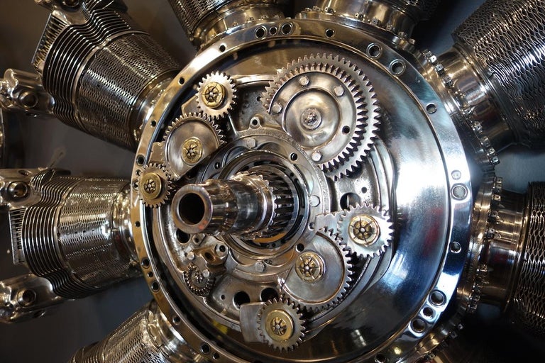 'Cyclone' Wright R-1820 Aircraft Radial Engine Sculpture For Sale at ...