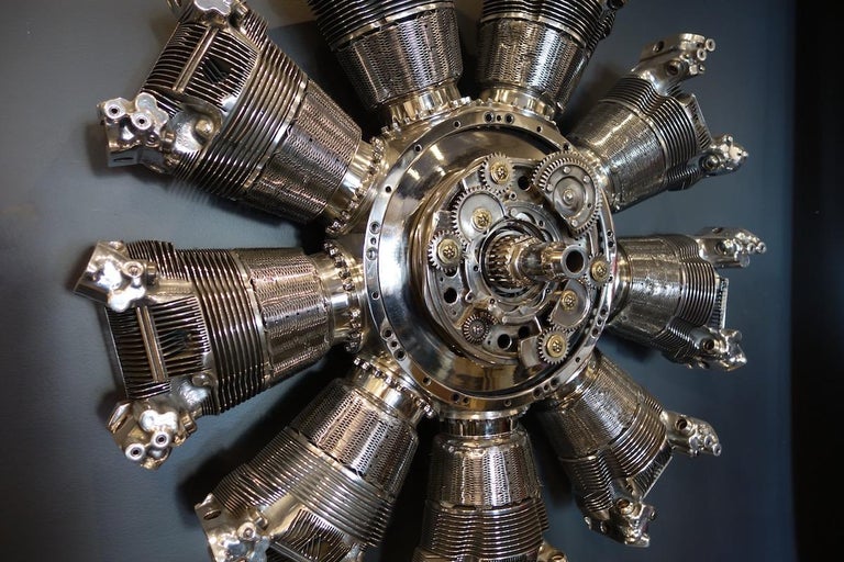 'Cyclone' Wright R-1820 Aircraft Radial Engine Sculpture For Sale at ...