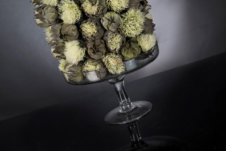 Cylinder Cynar Set Arrangement, Flowers, Italy For Sale at 1stDibs