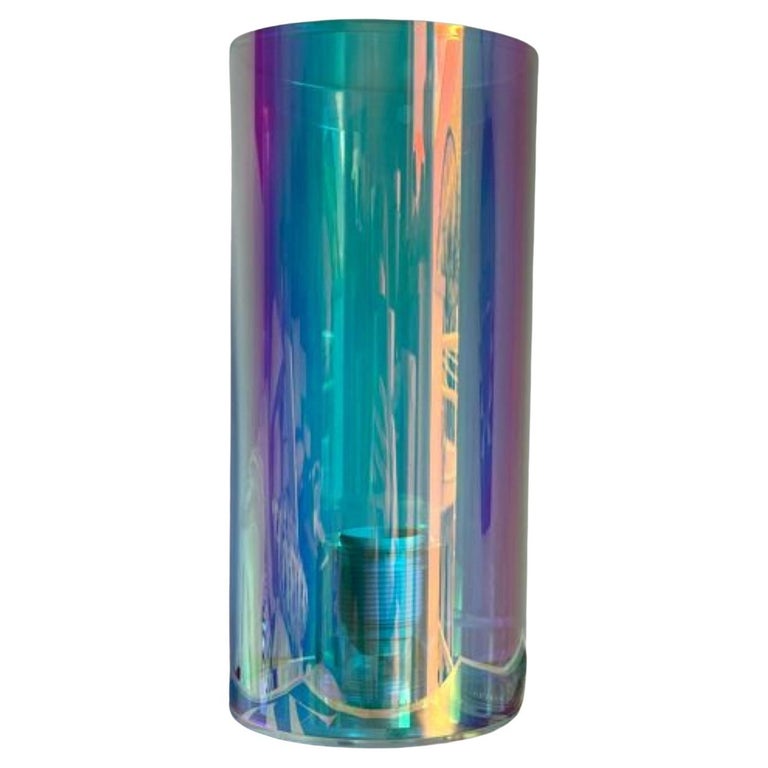 Cylinder Holographic Table Lamp by Brajak Vitberg For Sale at 1stDibs