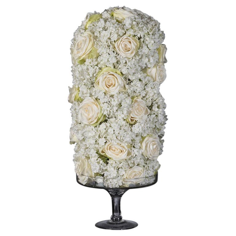 Cylinder Roses Set Arrangement, Flowers, Italy For Sale at 1stDibs