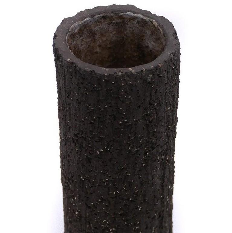 Cylindric Chamotte Vase, Germany, 1970s For Sale at 1stDibs