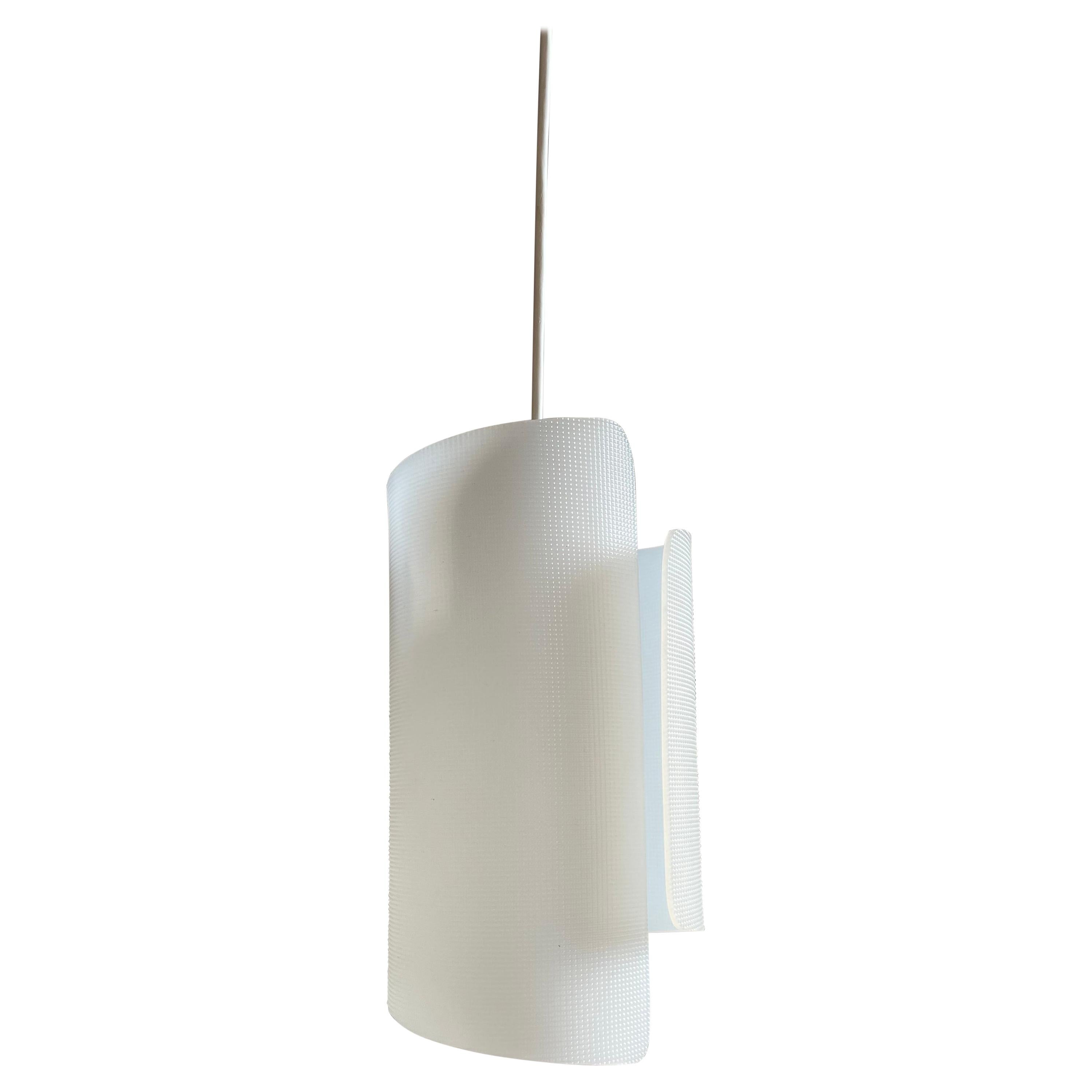 Mid-Century Modern Chandelier or Pendant Lamp with Textured Acrylic ...